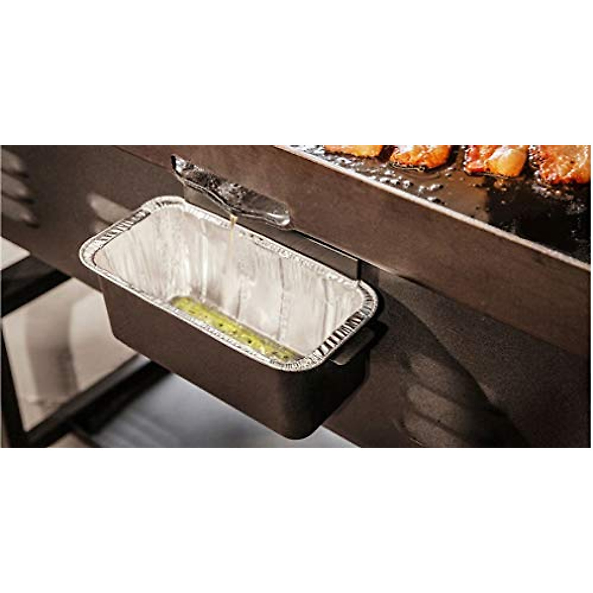 BBQMFG Grease Cup Liners for Blackstone Griddle l 20 Pack Drip Pan Liners for 36 Inch l 30 Inch l 28 Inch l 22 Inch l 17 Inch Griddle with 7 x 3 Inch Rear Grease Cup