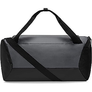 Nike Brasilia 9.5 Small Training Gym Sports Duffel Bag (Iron Grey/Black/White)