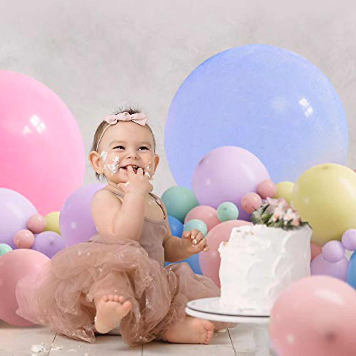 Pastel Balloon Garland Kit 36 inch Giant Macaron Candy Balloons, Rainbow Unicorn Balloon Arch Kit Birthdays Shower Wedding Bachelorette Gender Reveal DIY Backdrop Party Supplies Decorations