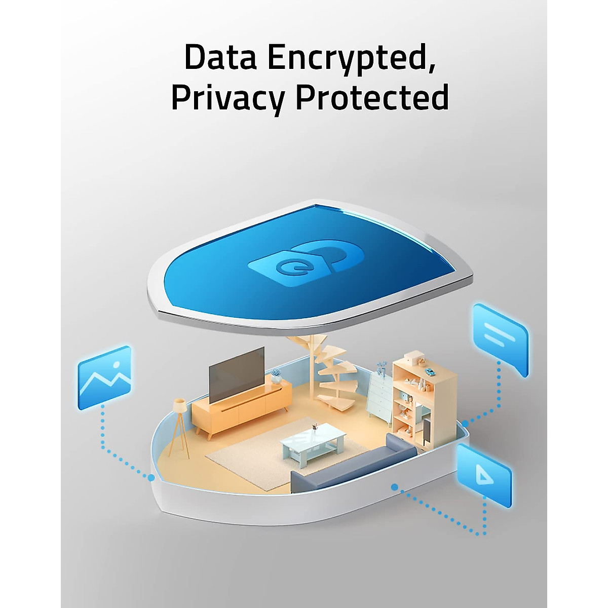 eufy Security HomeBase S280 for Security Camera, Indoor and Outdoor, Apple HomeKit Compatible, No Monthly Fee, 16GB Local Storage, Compatible with eufy Security Products, Advanced Encryption