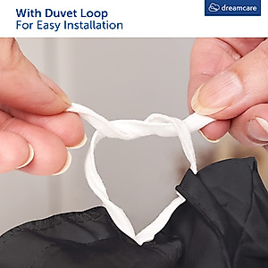 DREAMCARE Washed Microfiber Duvet Cover Queen Gray Queen Duvet Cover Set 5 Pcs - Washed Duvet Covers, Queen Size Duvet Covers - 1 Soft Duvet Cover Queen Size and 4 Pillow Shams, Cooling Duvet Cover