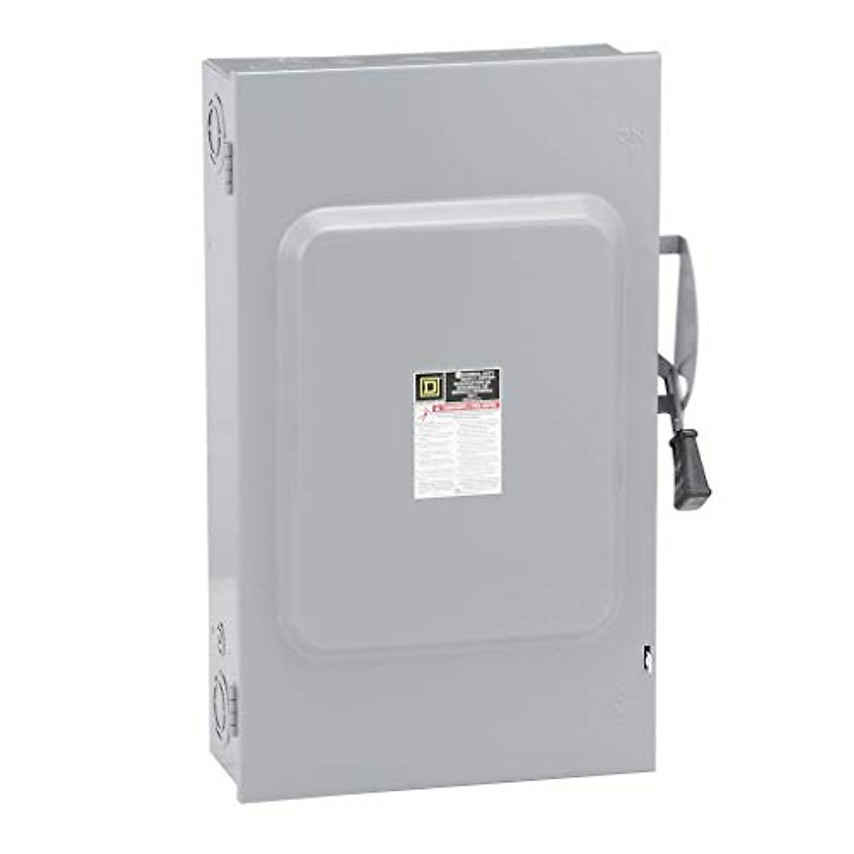 Square D - D324N General Duty Safety Switch, Fusible, 200-Amp, 240V, 3-Pole, Indoor, W/Neutral