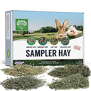 Small Pet Select-Sampler Box, 2ND Cutting, 3RD Cutting Timothy Hay, Oat Hay, & Orchard Hay