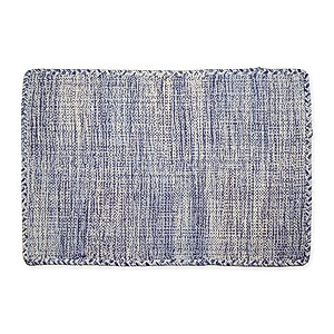 DII Woven Rugs Collection Hand-Loomed, 2x3', Blue Variegated