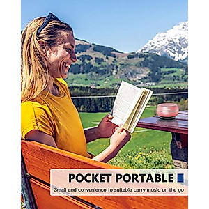 NUBWO Portable Bluetooth Wireless Speaker with Bass TWS, Bulti in Mic, 15H Playtime Small Speaker for Iphone, iPad, Mac, Tablet, Echo