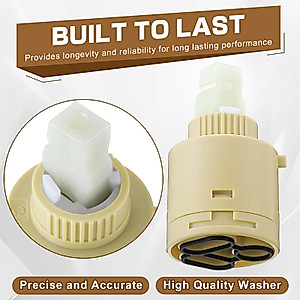 Enhon Single Lever Ceramic Disk Cartridge Compatible with 974-035/974-0350, Compatible with Price Pfister Marielle Kitchen Faucet, Faucet Cartridge Replacement