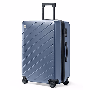 AnyZip Luggage Expandable(only 28") Suitcases with Spinner Wheels PC+ABS Hardshell TSA Lock 28Inch Navyblue