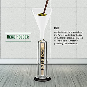 Mamba 7pc Hand Herb Grinder Set. Manual 4-in-1 System for Pre-Rolled Paper Cones to Grind, Fill, Pack and Store