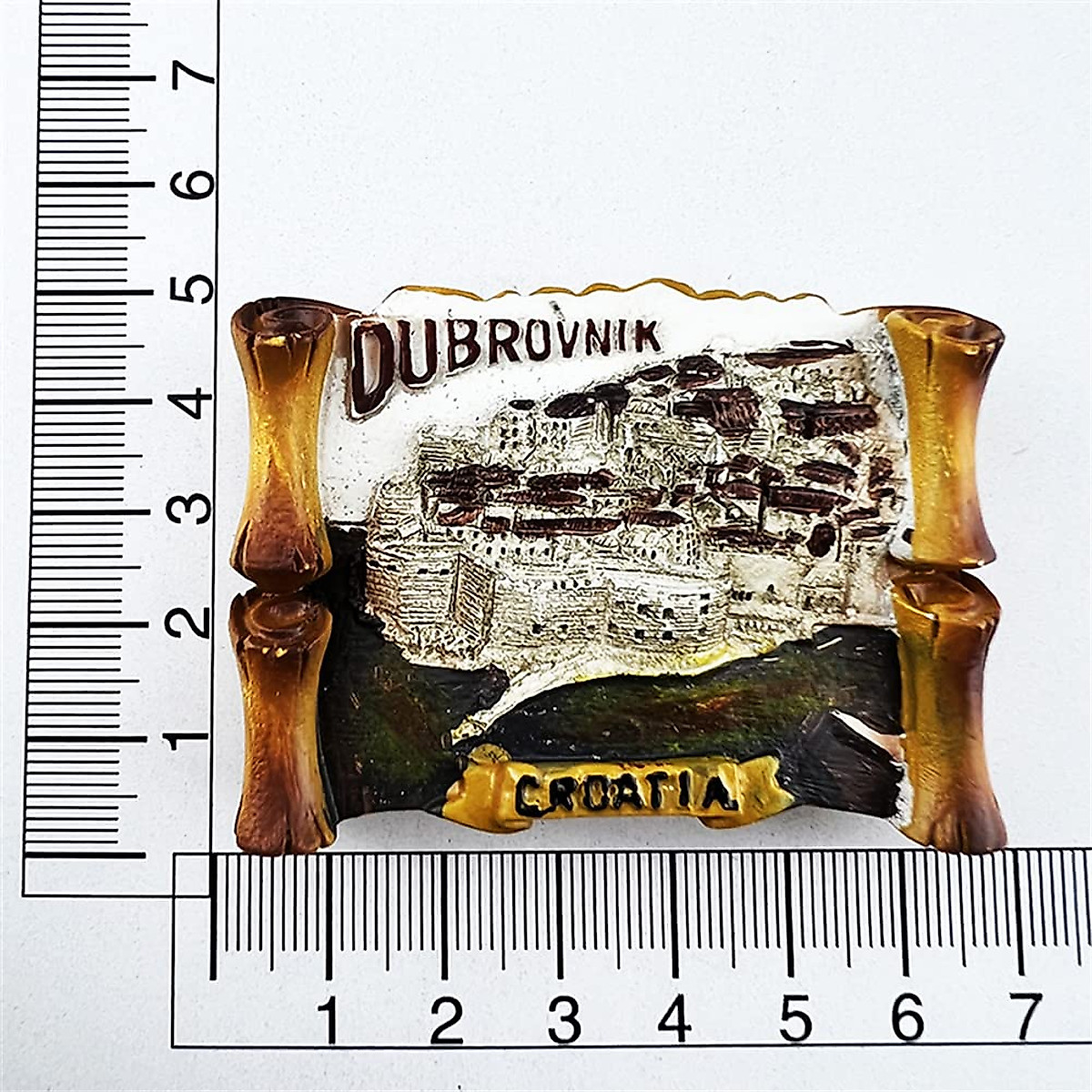 Dubrovnik Croatia Refrigerator Magnet Travel Souvenir Refrigerator Decoration 3D Fridge Magnetic Sticker Hand Painted Craft Collection