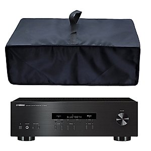 CYGQ Black Premium Nylon Fabric Dust Cover Case Protector for Yamaha R-S202BL/R-N303BL/RX-V385/RX-V685 Stereo Receiver