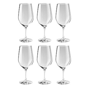ZWILLING J.A. HENCKELS 6 Piece Predicat Bordeaux Grand Glass Set, 21.1 oz
