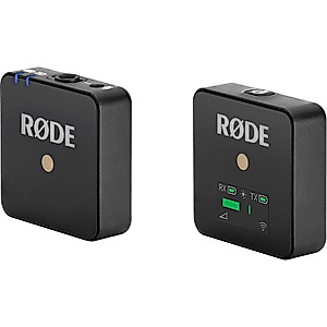 Rode Wireless GO Compact Digital Wireless Microphone System (2.4 GHz) with PL-5 Mini Omnidirectional Lavalier Microphone Bundle