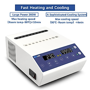 ONiLAB Gel Heating Machine with Heating and Cooling Modes,4x5ml,16x 1ml-2.5ml Holes, PRP PPP Gel Maker Heater with Touch Button Operation