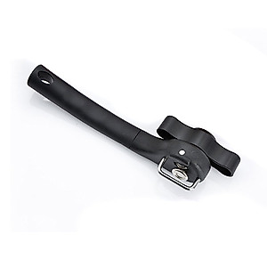YJYdada New Multifunction Stainless Steel Safety Side Cut Manual Can Tin Opener (Black)