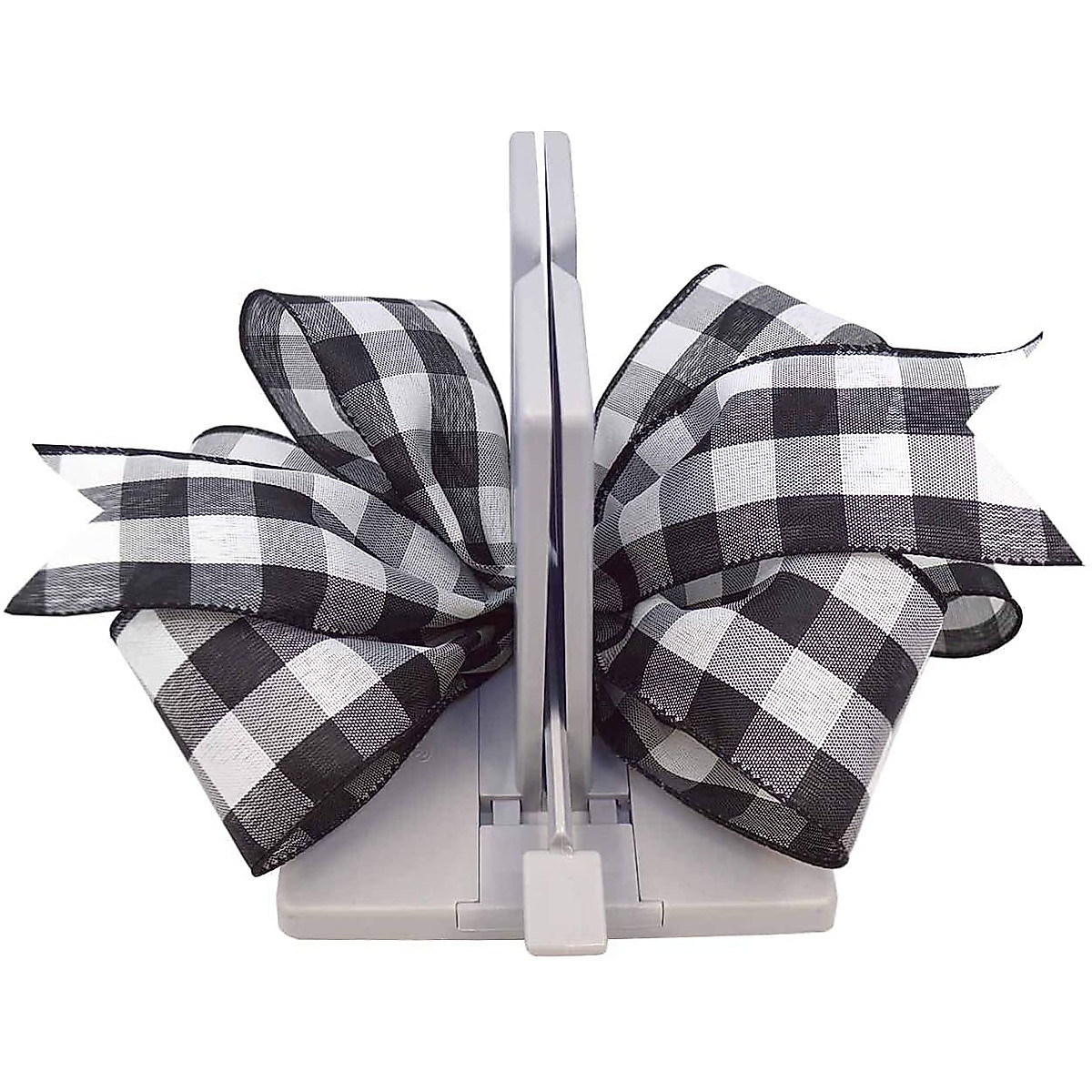 Bowdabra Bow Maker Kit, Large Bundle with 100yd Silver Bow Wire for Creating Ribbon Gift Bows, Swags, Decorations, Hair Bows, Party Favors, Corsages, Wreath Bows, Christmas Decor