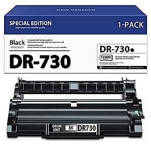 MANDBOY DR730 Drum Unit Replacement for Brother DR-730 Compatible DCP-L2550DW MFC-L2710DW MFC-L2750DW MFC-L2750DWXL HL-L2350DW HL-L2370DW/DWXL Printer BK 1 Pack(Toner Not Include)