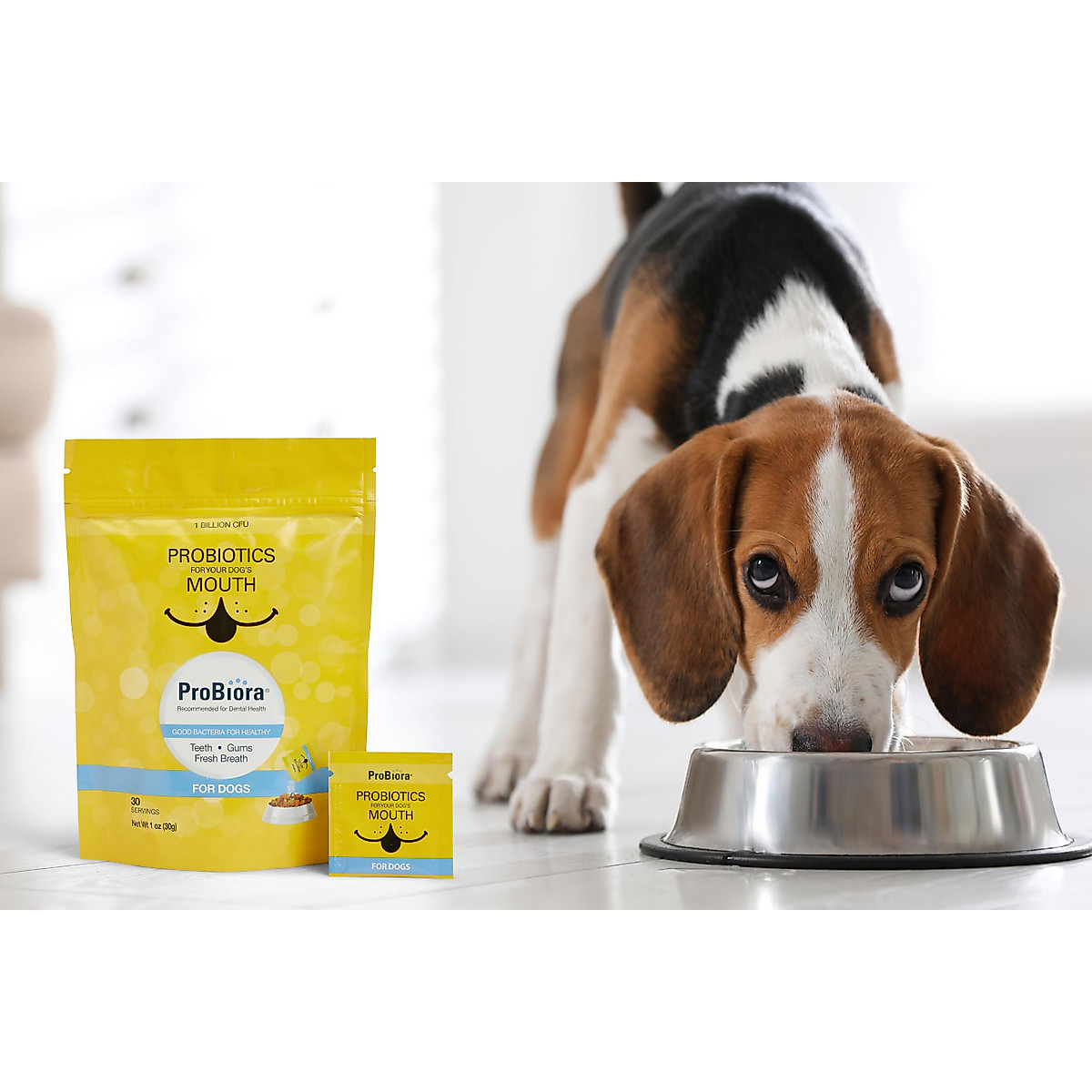 Probiora for Dogs | Dog Probiotic Supplement for Oral Care | Pet Probiotics to Reduce Bad Breath | Dog Nutritional Supplement for Dental Health | 30 Servings (Pouch)