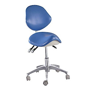 SoHome Two-Way Adjustment Dental Saddle Chair Doctor's Stool PU Leather Medical Mobile Chair