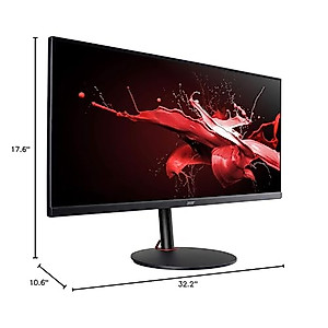 acer Nitro XV340CK - 34" Monitor UWQHD 3440x1440 IPS 144Hz 1ms 250Nit (Renewed)