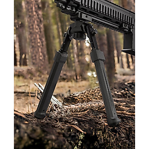 CVLIFE 8-11 Inch Bipod with 360 Degrees Swivel Tilt Bipod Lightweight Bipods