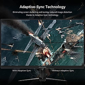 idea display 170Hz Gaming Monitor 27-inch 1440P (Supports 144Hz) Computer TN 2K QHD 2560X1440 1ms 1.07B Display Colors 90% DCI-P3 HDMI Displayport Frameless Freesync HDR Speaker LED G27Q