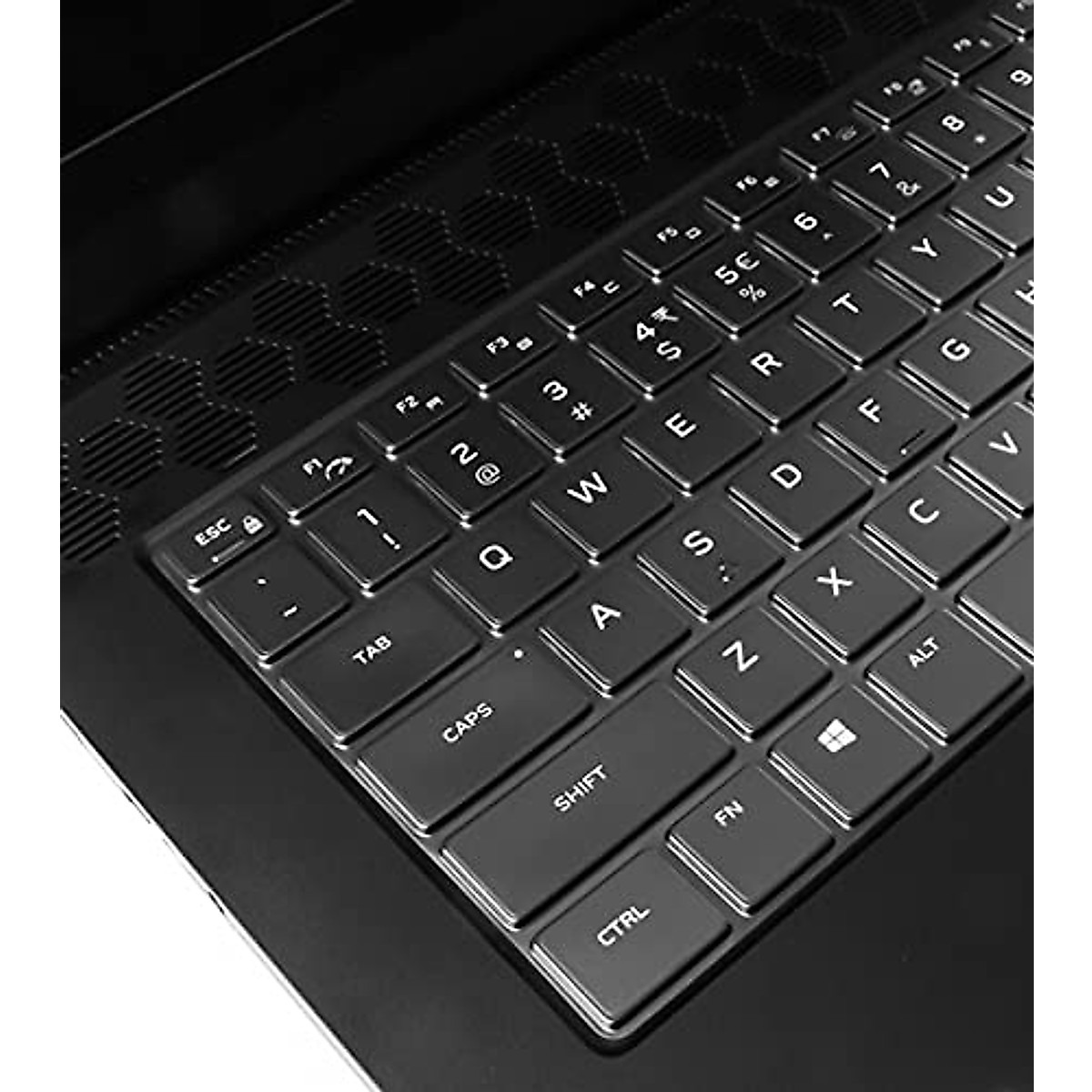 Keyboard Cover for 2021 Dell Alienware x17 R1 R2 17.3"/Alienware x15 R1 R2 15.6" Gaming Laptop,15.6" Dell Alienware M15 R5 R6 R7/Alienware m17 R5 Ryzen Edition,Dell Alienware x17 x15 R1 Skin-Clear