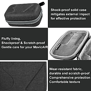 O'woda Mavic 3 Classic Carrying Case, Drone Body Storage Bag + Remote Controller Waterproof Case for DJI Mavic 3 / Mavic 3 Cine/Mavic 3 Classic Accessories, with 2 Pcs Carabiners