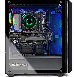 Skytech Gaming Chronos Gaming PC Desktop – AMD Ryzen 5 5600X 3.7 GHz, RTX 3060, 1TB NVME SSD, 16G DDR4 3200, 600W GOLD PSU, AC Wi-Fi, Windows 10 Home 64-bit