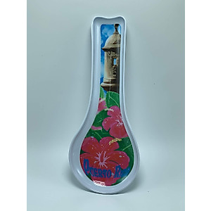Puerto Rico Spoon Rest Map