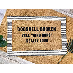 Printed Coir Doormat - Pets - Flocked (I Hope You Like Cats)