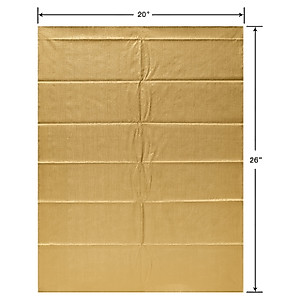 Papyrus 4 Sheets Gold Tissue Paper for Valentines, Birthdays, Crafts, DIY and More