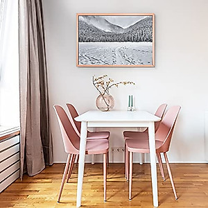 EDGEWOOD 24x36 Poster Photo Frame with Durable Plexiglass for Beautiful Wall Pictures - Ideal for Home, Office, Studio, or Gallery Displays, Yellow Gold, 1-Pack