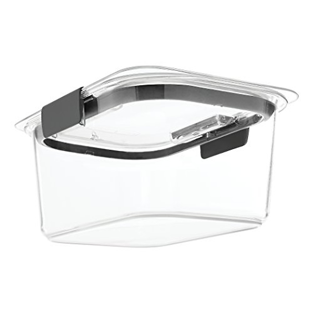 Rubbermaid Brilliance Food Storage Container, Medium Deep, 4.7 Cup, Clear 2024349