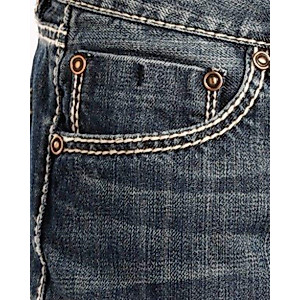 Rock & Roll Denim Relaxed Fit Straight Bootcut Jeans #M0S8553 34 W x 34 L