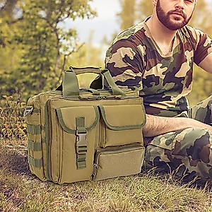 palamea Tactical Messenger Bag for man, 17.3Inch Tactical Briefcase military Laptop Messenger Bag Tactical office bag Military Style Shoulder Bag Handbag for Men