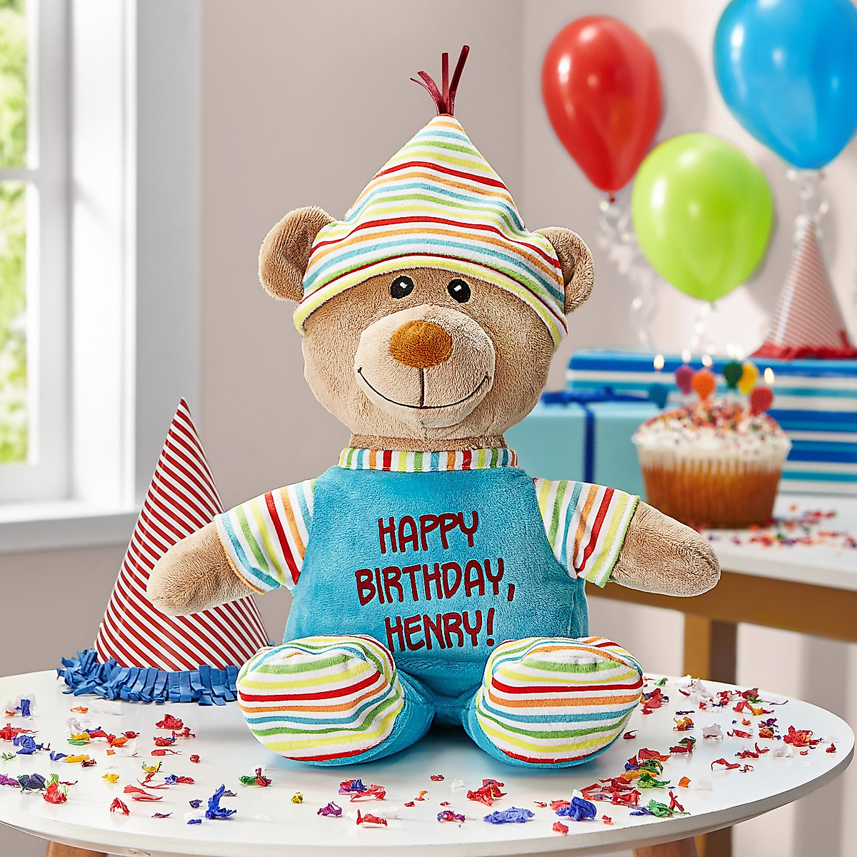 Let's Make Memories Personalized Hop 'N' Cuddle Plush Bunny - Easter Bunny for Kids