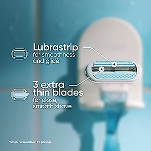 Gillette Venus Smooth Womens Razor Blade Refills, 8 Count, Lubracated to Protect the Skin from Irritation, Basic, 8 Count (Pack of 1)