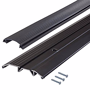 M-D Building Products 10116 Deluxe Low Threshold with Vinyl Seal, Bronze, 36" L x 3-3/4" W x 3/4"