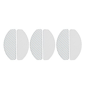 Tnfeeon 6 Pcs Vacuum Cleaner Mop Cloth for Yeedi Vac 2pro Vacuum Cleaner Cleaning Pads Replacement Parts Sweeper Accessories