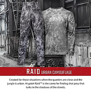 Kryptek Men's Standard Stalker, Stealthy Camo Hunting Pant, RAID, Medium