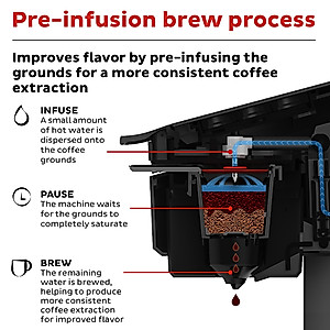 Instant Solo WIFI Connect Single Serve Coffee Maker, From the Makers of Instant Pot, Coffee Brewer, Includes Reusable Coffee Pod & Bold Setting, Brew 8 to 12oz., 40oz. Water Reservoir, Black