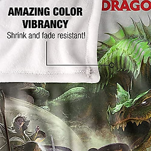 Dungeons and Dragons Starter Set Art Silky Touch Super Soft Throw Blanket 50" x 60"