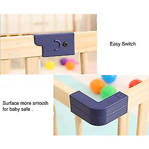 Baby Playpen, Corrales para Bebes, Baby Fence Indoor Outdoor, Toddler Safety Activity Center Playard with/Locking Gate,31sq. ft