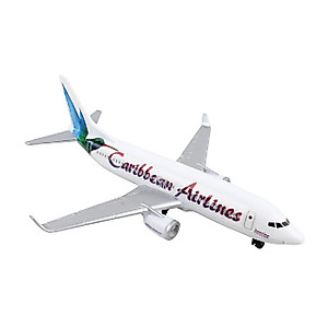 Daron Toy Airplane – Caribean 737 – Die-Cast Metal Model Airplane Toy with Plastic Parts for Kids Ages 3+