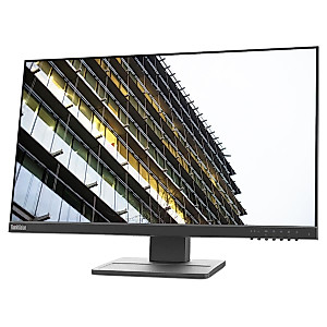Lenovo ThinkVision E24-29 23.8" 16:9 Full HD VA WLED LCD Monitor, Raven Black
