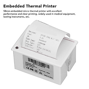 Embedded Thermal Receipt Printer 58mm Micro Thermal Label Printer with Paper Support USB and TTL Serial Port 5 to 9V