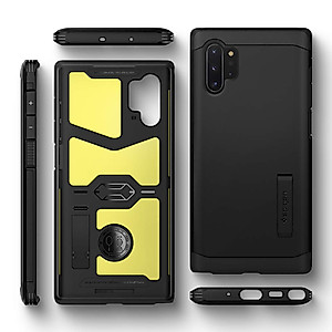 Spigen Tough Armor [Extreme Protection Tech] Designed for Samsung Galaxy Note 10 Plus Case/Galaxy Note 10 Plus 5G Case (2019) - Black