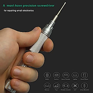 Nanch Small Precision Screwdriver Set for Electronics,22 in 1 Micro Screwdriver Set with Extendable Aluminum Handle