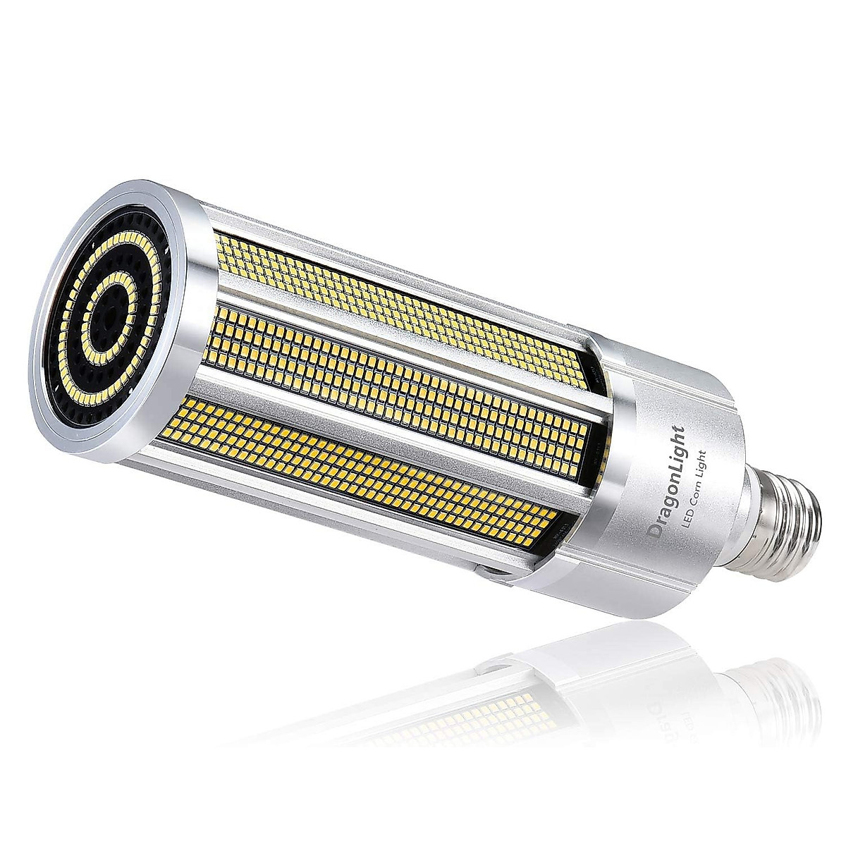 DragonLight 240W Commercial Grade Corn LED Light Bulb Fanless(1000 Watt MH/HPS Replacement) E39 Large Mogul Base LED Lamp 5000K Daylight 32,400Lumen
