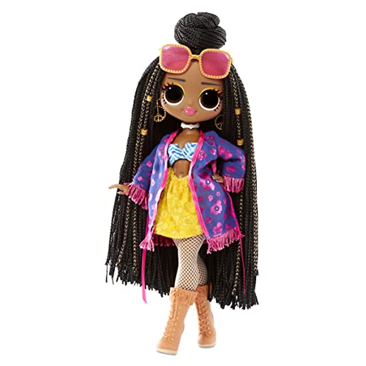 LOL Surprise OMG World Travel Sunset Fashion Doll with 15 Surprises Including Outfit, Travel Accessories and Reusable Playset – Great Gift for Girls Ages 4+